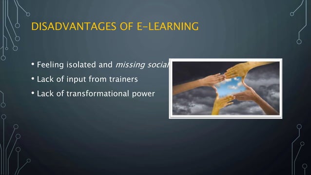 E-learning advantages and disadvantages | PPT