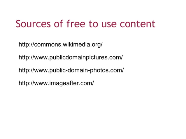 Copyright, Content Creation and Creative Commons