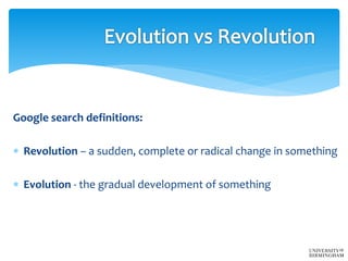 eLearning as eVolution | PPT