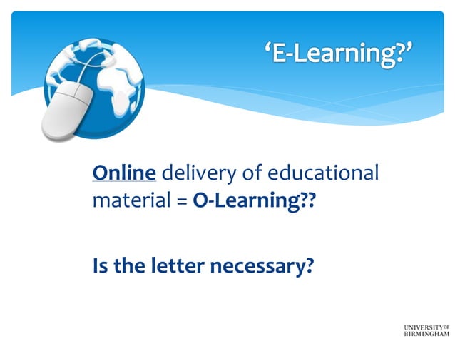 eLearning as eVolution | PPT