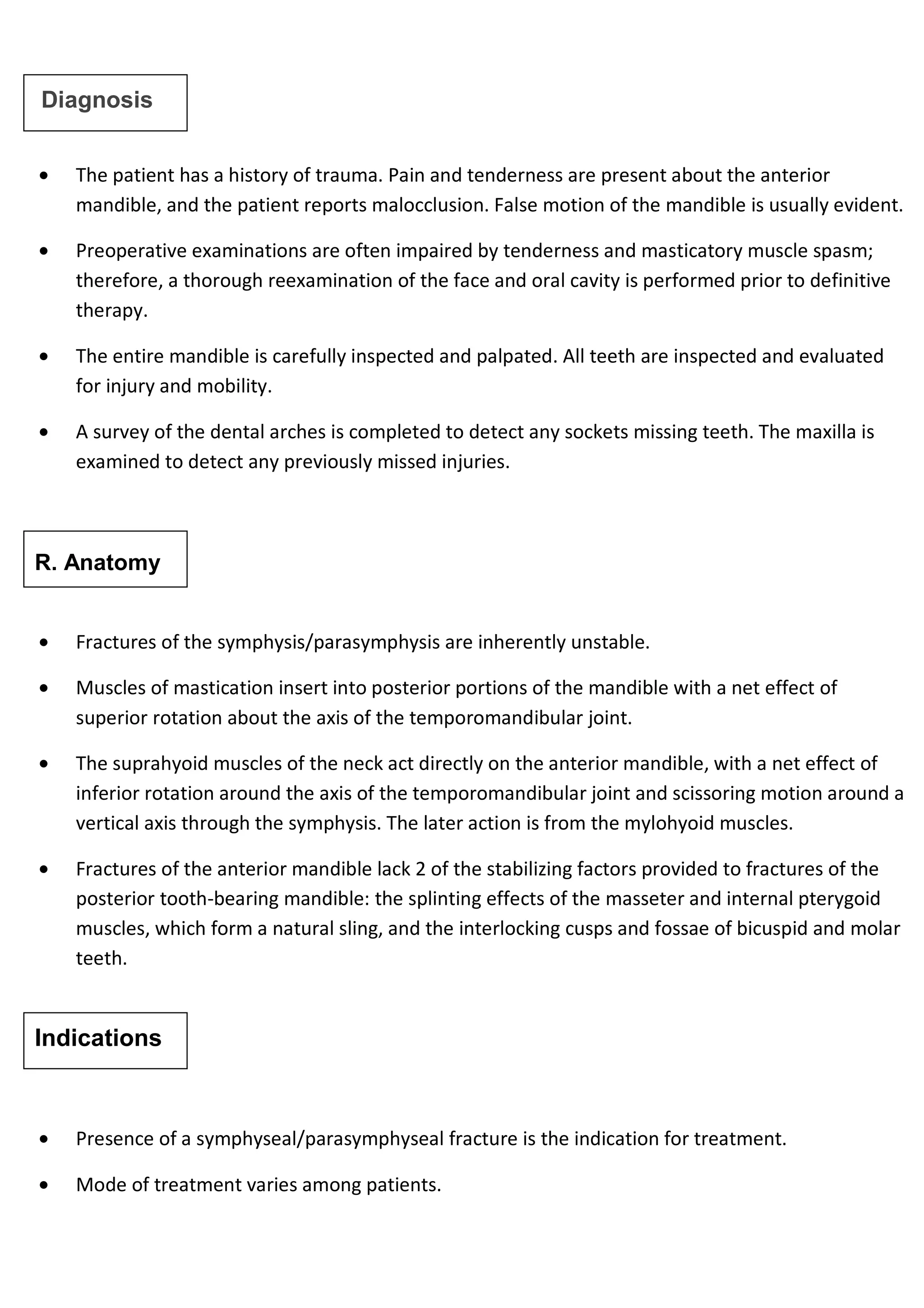 Symphysis & Angle MANDIBULAR FRACTURES | PDF