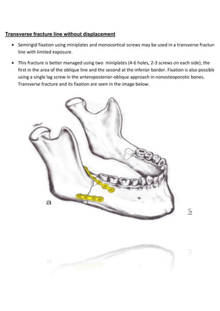 Symphysis & Angle MANDIBULAR FRACTURES | PDF