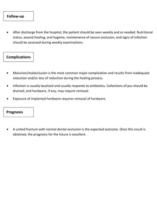 Symphysis & Angle MANDIBULAR FRACTURES | PDF