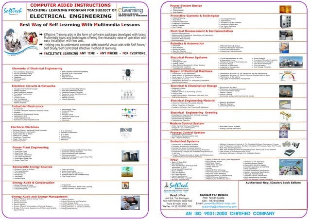E learning brochure_subjects of electrical engg a3 size | PDF