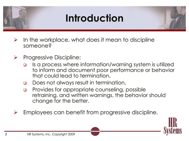 Elearning - Coaching & Progressive Discipline | PPTX