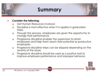 Elearning - Coaching & Progressive Discipline | PPTX