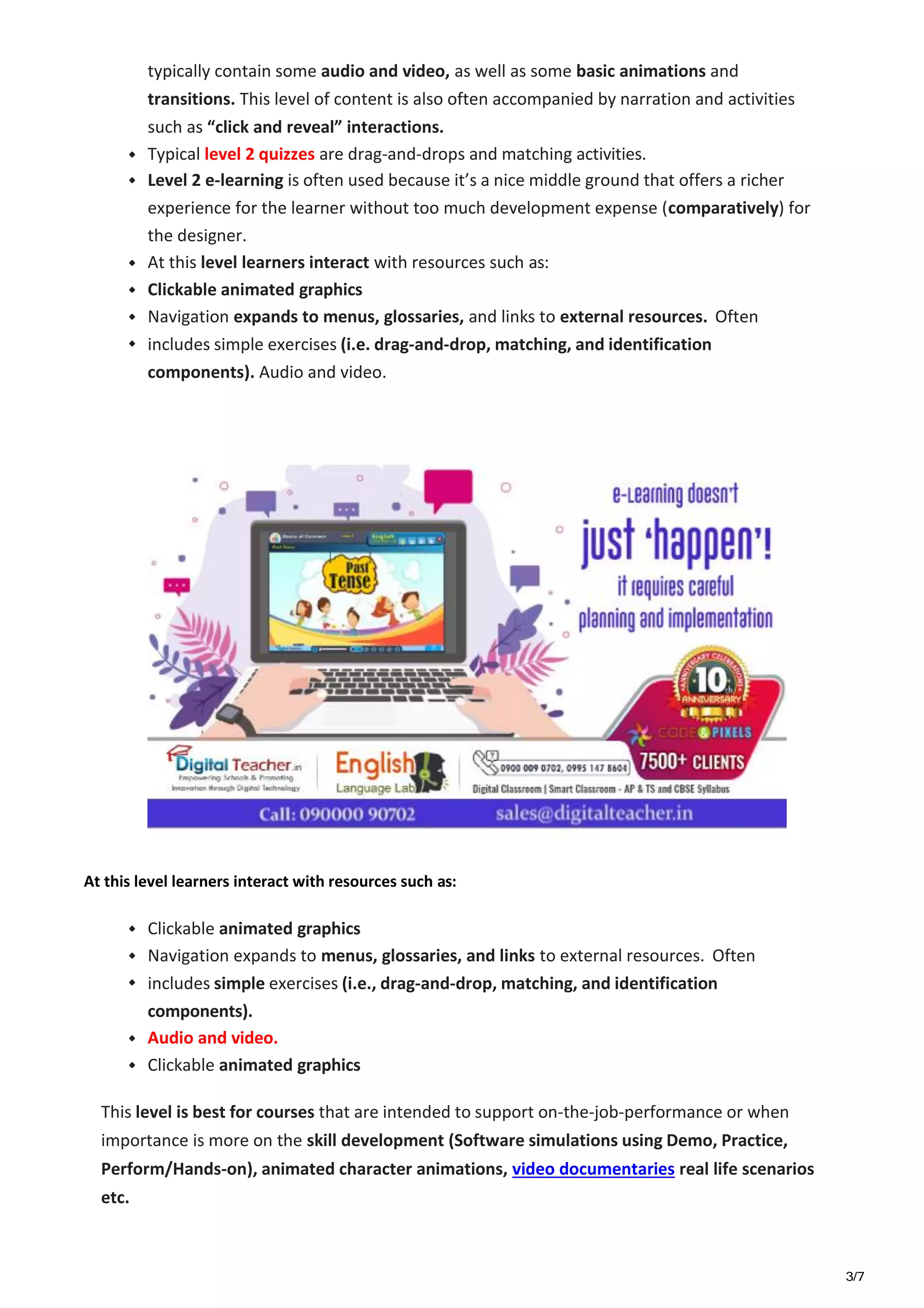 eLearning Content Development Code and Pixels.pdf
