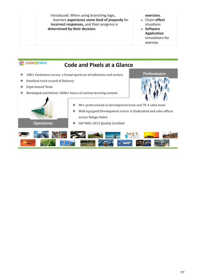 eLearning Content Development Code and Pixels.pdf | Web Development | Internet