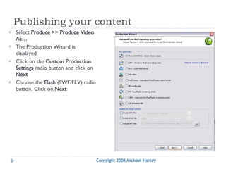 E-learning Curve Blog Using Camtasia | PPT