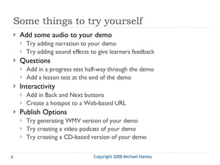E-learning Curve Blog Using Camtasia | PPT