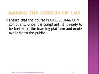 E learning Content development process | PPT