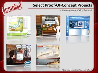 E Learning Development Projects | PPT