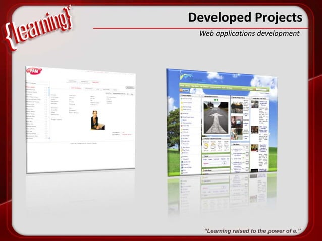 E Learning Development Projects | PPT