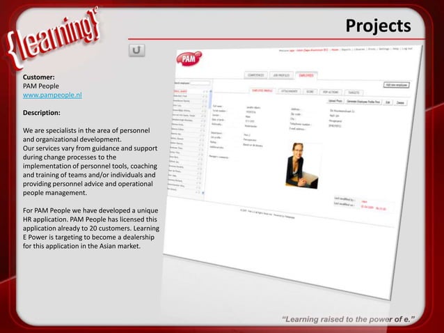E Learning Development Projects | PPT