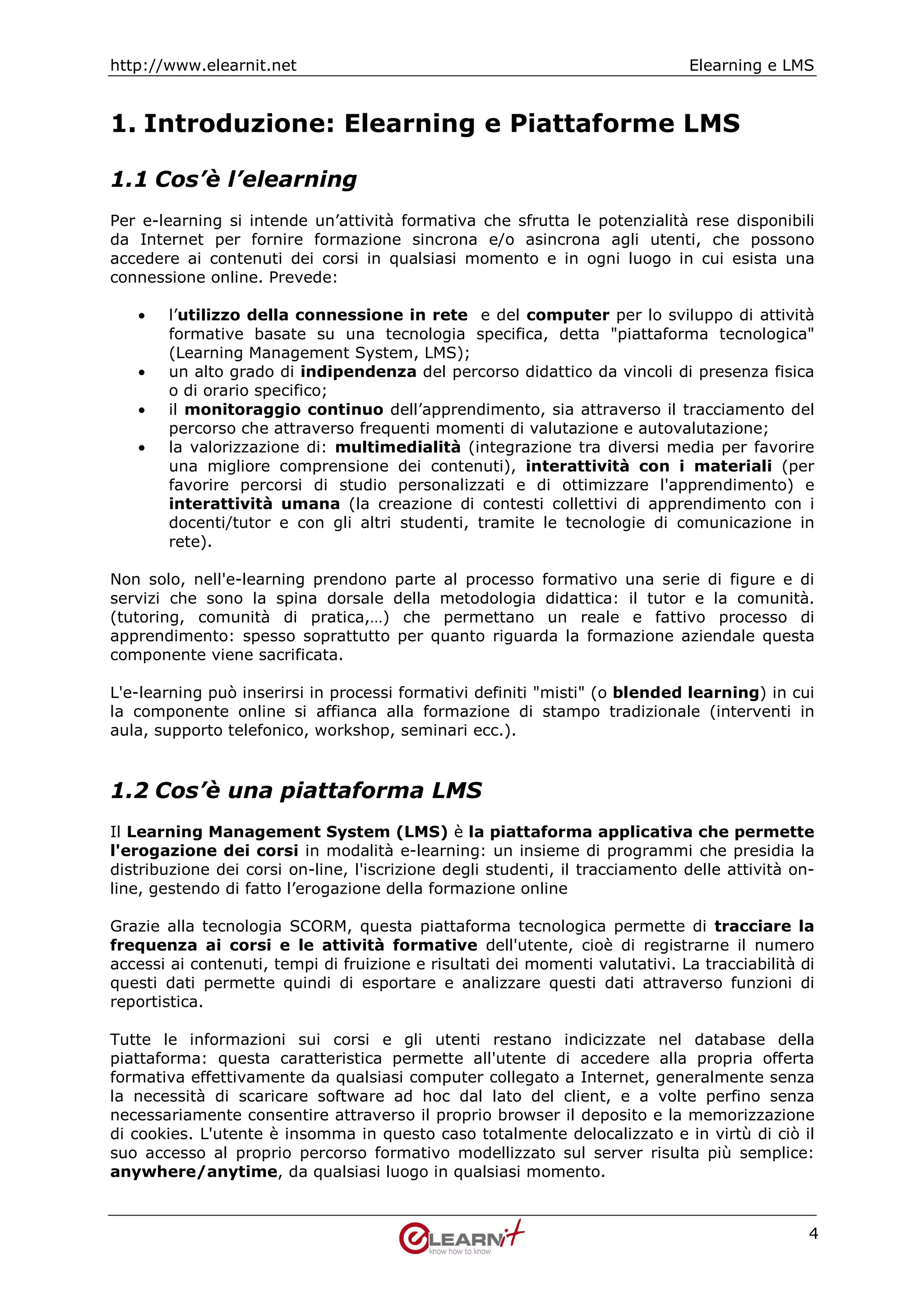 Elearning E Lms | PDF