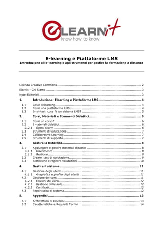 Elearning E Lms | PDF