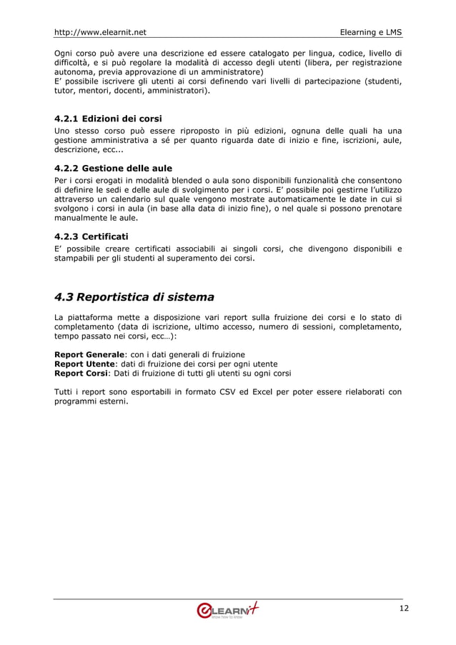 Elearning E Lms | PDF