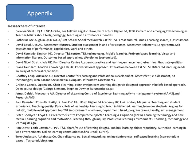 e-Learning and e-assessment examples | PPT
