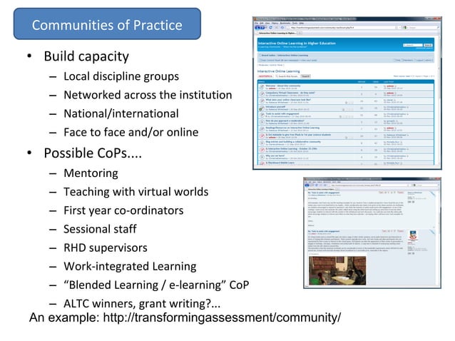 e-Learning and e-assessment examples | PPT