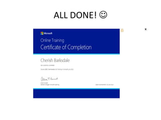 Free eLearning with Microsoft | PDF | Technology & Computing