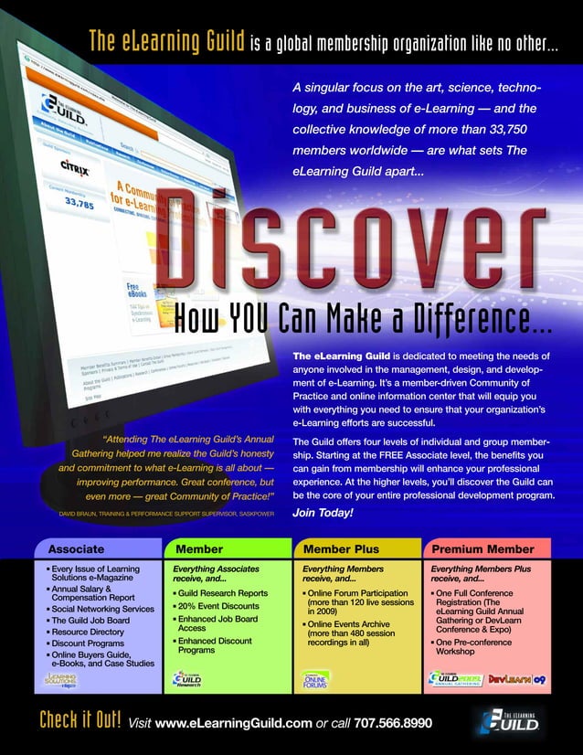 E Learning Guild E Magazine Article | PDF