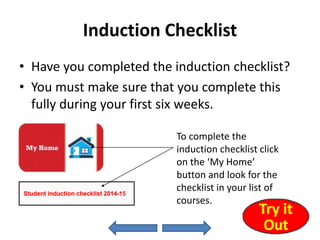 E learning induction classroom presentation (version 4) | PPT