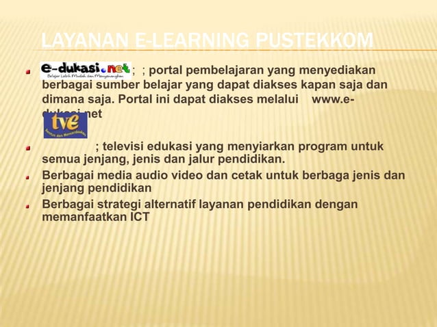 e-learning dan ICT di Indonesia | PPTX