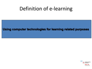 Online Seminar: E-learning Introduction | PPTX