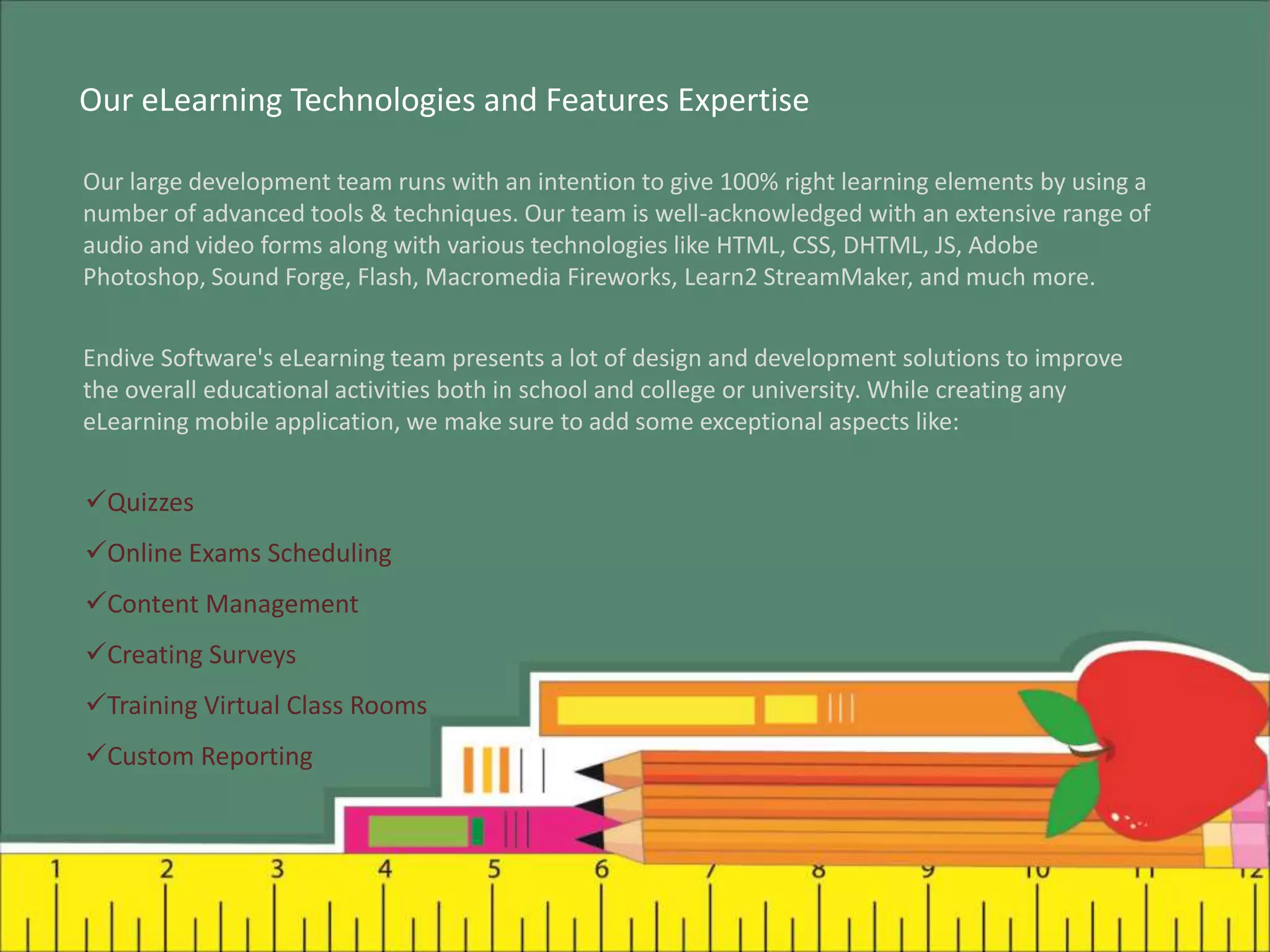 e-Learning Mobile App Development | PPT