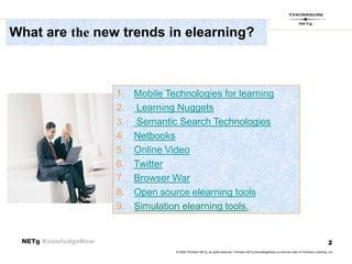 Elearning New Trends | PPT