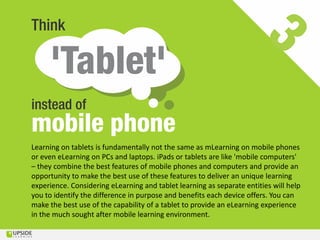 eLearning On iPads - 10 Bright Ideas | PPT