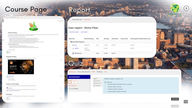 Learning Managemen System Berbasis Moodle - Overview | PDF