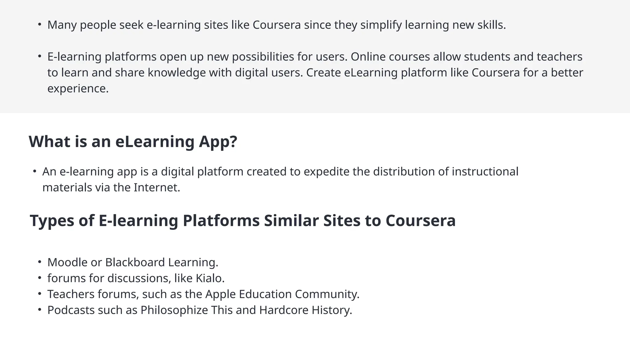 Create an eLearning Platform like Coursera in 7 Simple Steps | PPT