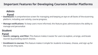 Create an eLearning Platform like Coursera in 7 Simple Steps | PPT