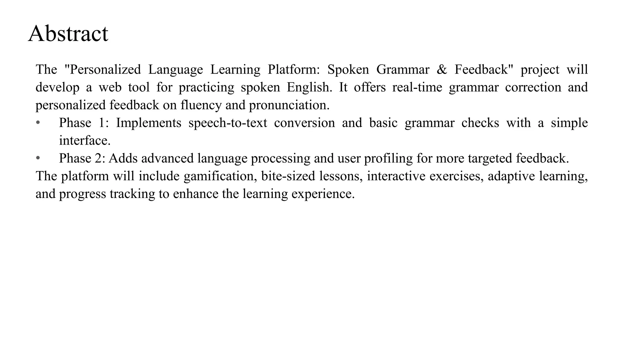 Elearning Platform final project based . | PPT