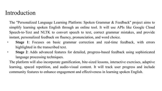Elearning Platform final project based . | PPT