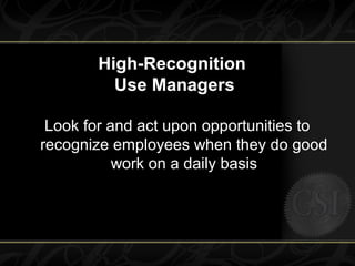 E-Learning Manager Recognition Training | PPT | Career Advice | Careers