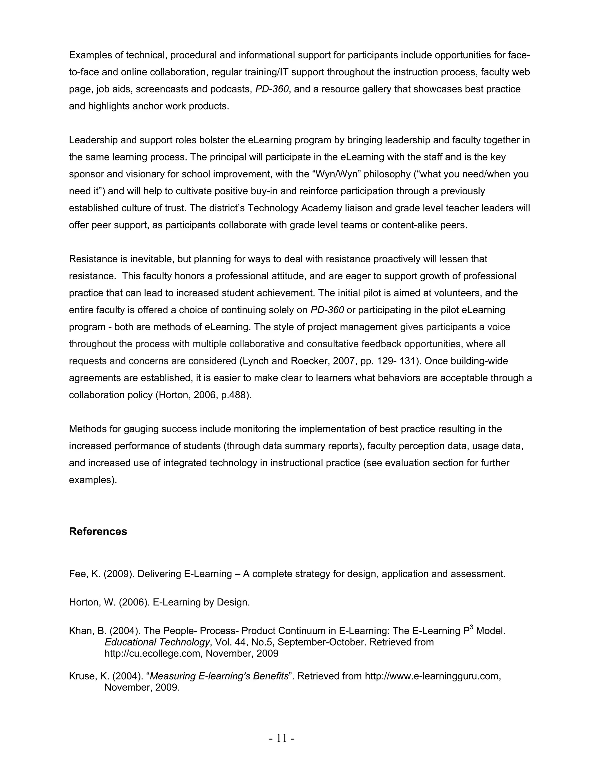 eLearning Proposal | PDF