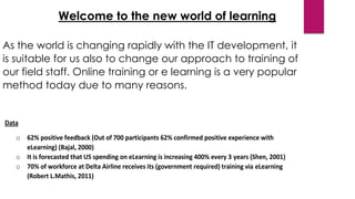 E learning proposal for a marketing company | PPTX