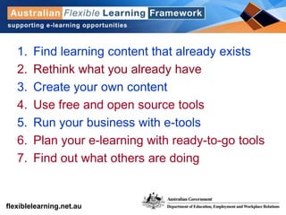 Elearning on a shoestring | PPT