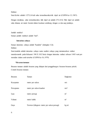 Makalah Satuan dimensi | DOCX