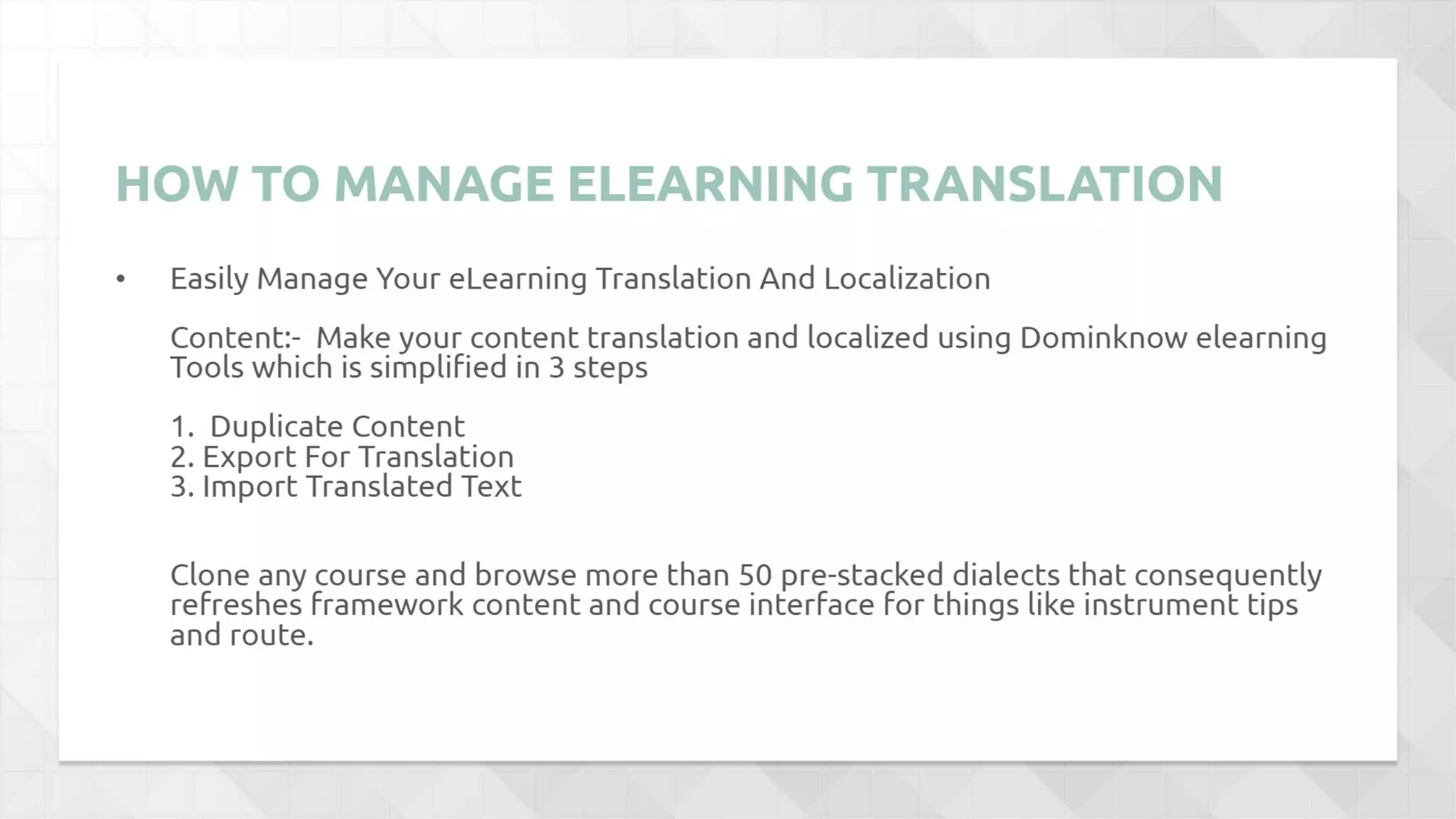 E learning translation | PDF