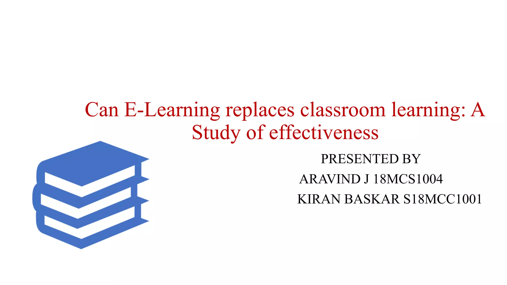 E learning vs conventional learning | PPT