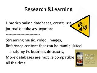 Elearn mobile library | PPTX | Tablets and E-readers | Consumer Electronics