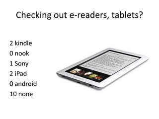 Elearn mobile library | PPTX | Tablets and E-readers | Consumer Electronics