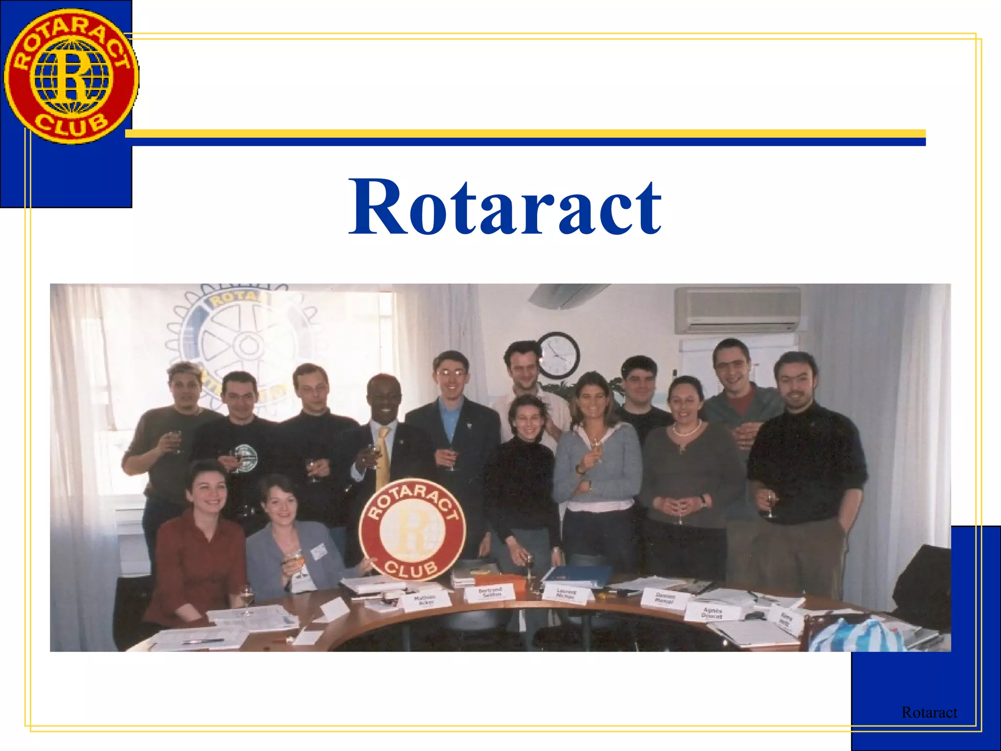 Rotaract Présentation Powerpoint (English) | PPT