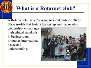 Rotaract Présentation Powerpoint (English) | PPT