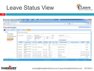 E leave management-system | PPTX