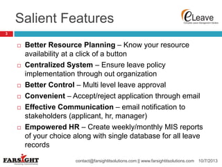 E leave management-system | PPTX