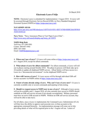 E leave fa qs me | DOC